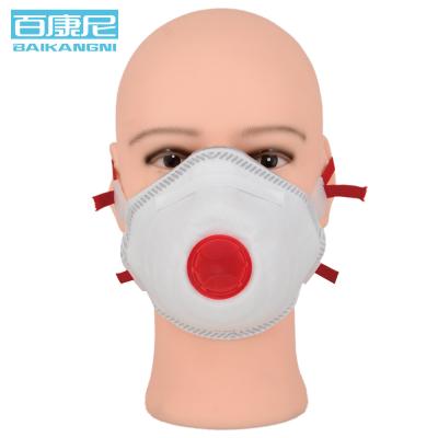 Cina Maschera di polvere emisferica resistente fluida FFP3 di M8313 EN149 con la valvola in vendita