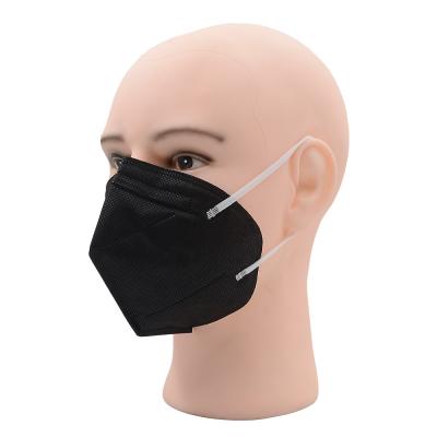 Cina Un OZONO medico protettivo di 5 della piega nera 16.5cm*20cm maschere di protezione KN95 disinfetta in vendita
