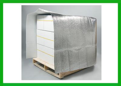 China Silver Reflective Insulated Pallet Covers Thermal Cooler Pallet Cap for sale