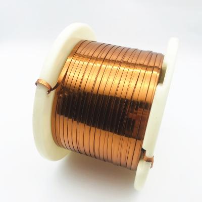 China 0.6mm Enameled Copper Winding Wire Super Thin High Temperature Rectangular for sale