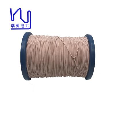 China 0.03m-0.8mm High Frequency Litz Wire Silk Covered Double Layer Insulated Copper for sale