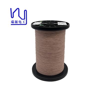 China 1ustc-F Winding Wire 0.08mm*10 Nylon Served Copper Litz for sale