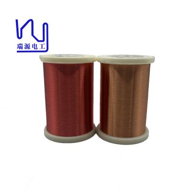 China UL 40 Awg Enamel Coated Wire 0.08mm Class 155 Hot Air Copper for sale
