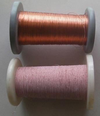China Customized 0.03-0.1mm Stranded Copper Wire Silk  Covered litz Wire for sale
