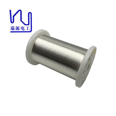 China Kundengebundener silberner überzogener runder Kupferdraht 0.06mm 0.08mm für Spitzenaudio zu verkaufen