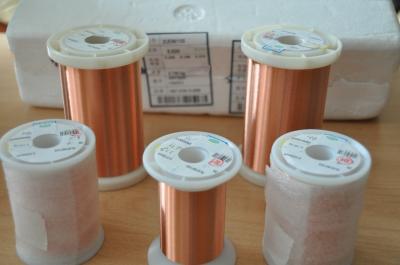 Fios magnéticos superfinos soldáveis 2UEW/3UEW Fios de cobre esmaltados
