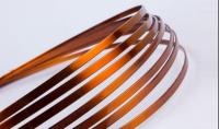 China 0.13 × 1.0mm Enamelled Rectangular Copper Wire Flat Magnet Wire For Transformer for sale