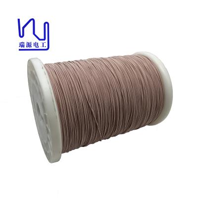 China Custom 44awg Enameled Copper Round Wire Insulated Stranded Hf Silk Covered Litz for sale