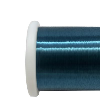 China Awg 42.5 Colored Blue Enameled Copper Winding Wire 0.06mm Insulated zu verkaufen
