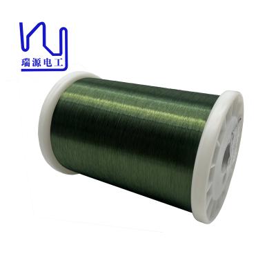 China 2UEWF/H 0,04 mm Cor Verde Super fina Magnet Wire Enalçado de cobre para motor à venda