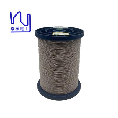 China UL 0.1*16 2USTC-H Compact Stranded Copper Wire Nylon Served Litz for sale