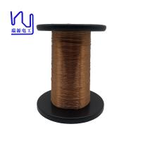 China Uew 0.4mm Enamelled Copper Wire Polyurethane Solderable for sale