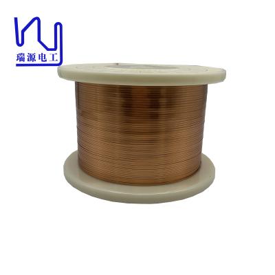 Cina Class 180 Solderable Polyurethane Enameled Flat Copper Winding Wire in vendita