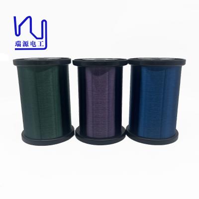 China Custom Purple Color Enameled Copper Wire Poly Magnet Wire For Guitar Pickup Windings for sale
