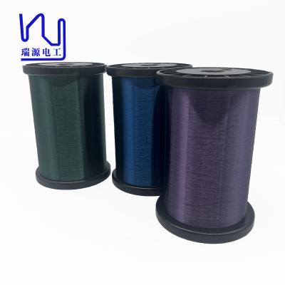 China 42 AWG 43AWG 44AWG 45AWG Blue Purple Green Red Poly Coated Magnet Wire Special For Guitar Pickup for sale