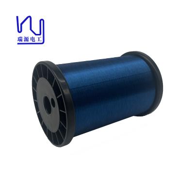 China Custom 42 AWG blue Color Poly Magnet Wire For Instrument pickup for sale