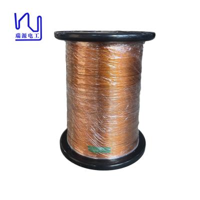 China Electrical Vehicle Use 2UEW-F-PI 0.06*385 High Breakdown Voltage Taped Litz Wire for sale