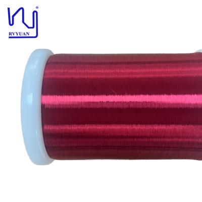 China Customized Self-bonding Self-adhesive Red Color 0.035mm CCA Wire For Voice Coils / Audio Cable for sale