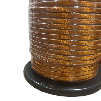 China 8.7mmx5.5mm Flat Lit z Wire 0.1mm PI Taped High Voltage Litz Wire for sale