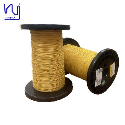 China Custom FTIW 0.21mm*7 155°C Polytetrafluoroethylene Membrane ETFE Teflon Litz Wire for sale