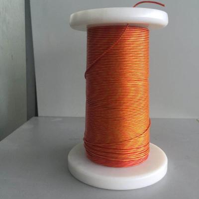 China 385 Strands 0.06mm PI Tape Winding Copper Litz Wire For Transformer for sale