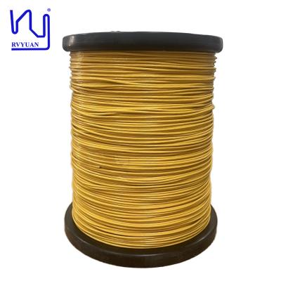 China Extruded ETFE Litz Wire 0.1mm*250 Class 155 Copper Conductor for sale
