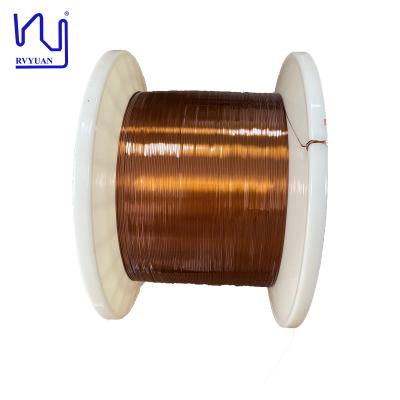 China High Temperature Flat Copper Wire 0.8mmx0.35mm Enameled Flat Copper Wire for sale
