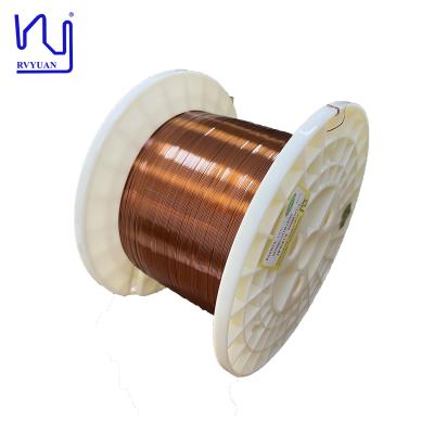 China Class 220 Super Thin Rectangular Copper Wire  0.8mmx0.35mm For Windings for sale