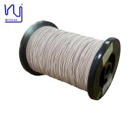 China USTC 155 0.08mm*210Solid Polyester Enameled Copper Stranded Wire Bare Silk Covered Litz Wire for sale
