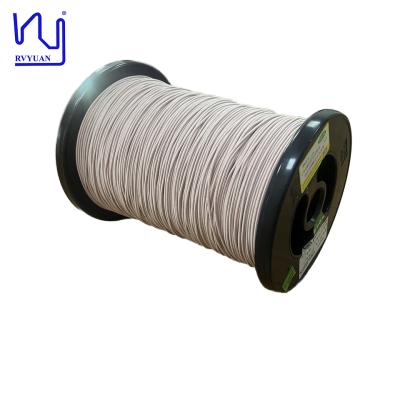 China USTC 155 0.08mm*210Solid Polyester Enameled Copper Stranded Wire Bare Silk Covered Litz Wire for sale