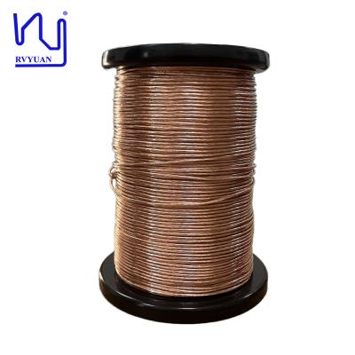 China 4KV Mylar Litz Wire 0.2mmx80 Copper PET Taped Litz Wire for sale