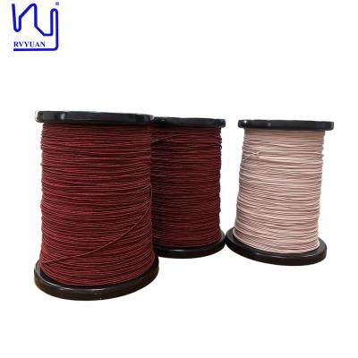 China Customized UEW 0.08mm Stranded Silk Covered Litz Wire for Automotive for sale