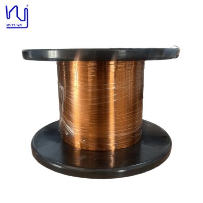 China AIW220 High Temperature 0.175mmx0.88 Ultra Fine Rectangular Enameled Copper Wire for sale