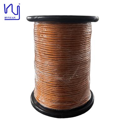 China 2UEW/H 0.1X1500 Solid Taped Litz Wire High-Frequency Enameled Copper Magnet Wire for Transformers for sale
