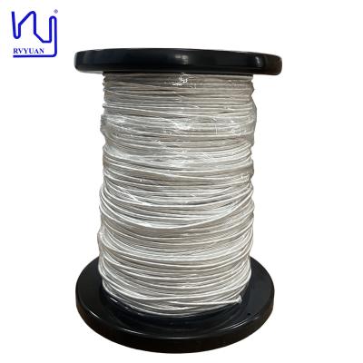China Super Thin 0.03mm X 4000 Strands Natural Silk Covered Litz Wire For Wireless Charger Coils High Frequency Copper Stranded Wire for sale