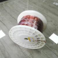 China Flat / Rectangular Magnet Wire EIW/AIW Enamel Coated Copper Flat Wire for sale