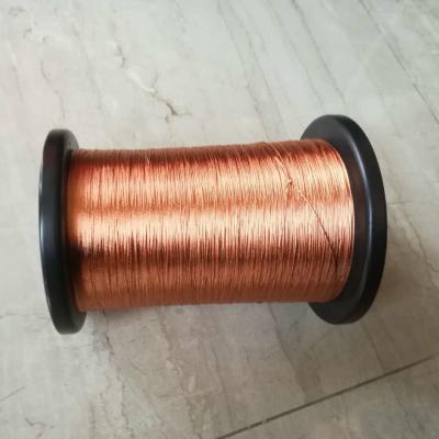 China Class 155 Self Bonding Magnet Wire 0.1mm X 35mm High Frequency for sale