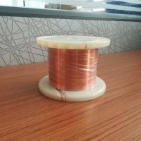 China Flat Rectangular Copper Wire Enameled Insulated 0.8mmx2.0mm for sale