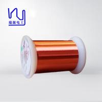 China Polyurethane 155 / 180 Enamel Copper Winding Wire Super Thin Solderable Hot Wind for sale