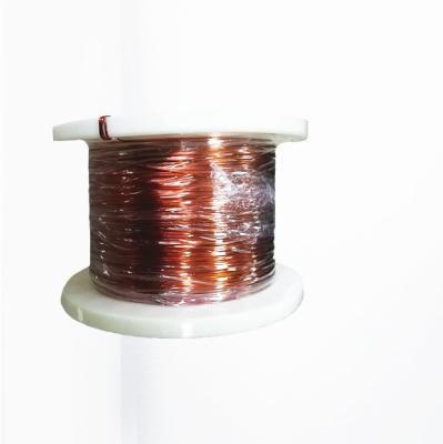 China 0.02 - 1.8mm Ultra Fine Rectangular Copper Enamelled Winding Wire Flat Self Bonding Wire For Winding for sale