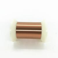 China Solid Conductor 0.015mm Self Bonding Copper Enameled Wire for sale