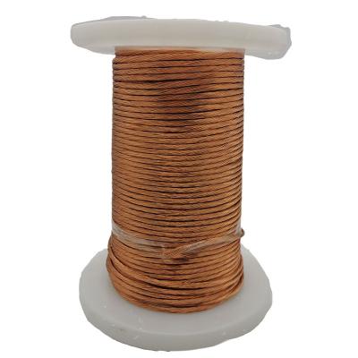 China Motor Winding 0.5mm X 128 Strands Copper Litz Wire for sale