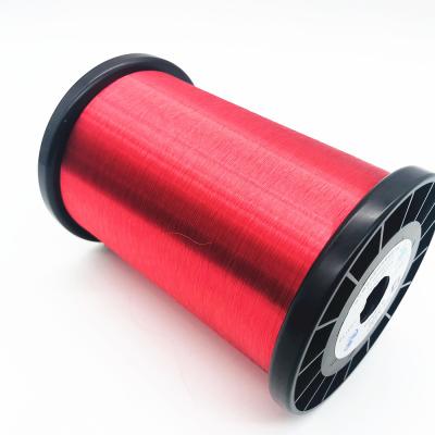 China 46 Awg Class 155 Enameled Copper Winding Wire Colored Self Adhesive for sale