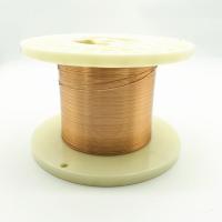 China High Temperature Rectangular Enamelled Copper Wire 220 Degree Super Thin 0.2mm for sale