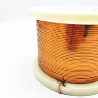 China Super Thin 0.2mm Amide Imide Flat Copper Magnet Wire for sale