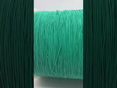Custom Green Color Strands Litz Wire Pure Natural Silk Coated Litz Wire For Audio