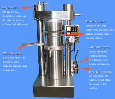 China High Oil Yield Cold Press Coconut Oil Extracting Machine Sesame Oil Presser With Good Quality for sale