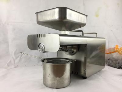 China Small Size Mini Home Oil Press Machine 3 - 5 Kg/H Capacity 440 * 180 * 280mm for sale
