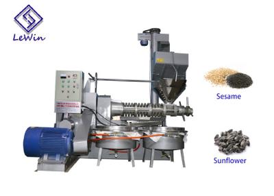 China De Persmachine Koud geperste 380V van de Pignut Spiraalvormige Industriële Olie 400 - 750 Kg/u Capaciteits Te koop