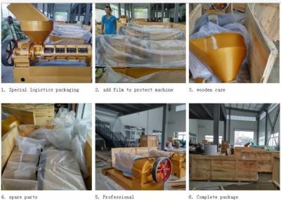 China De automatische het Type van Sojaboonschroef Persmachine 30 - 40 R/Min Spiraalvormige Assen roteert Snelheid Te koop